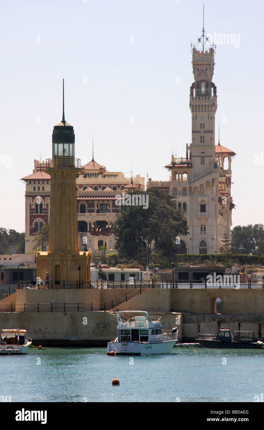 montaza palace beaches and bay alexandria, egypt Stock Photo - Alamy