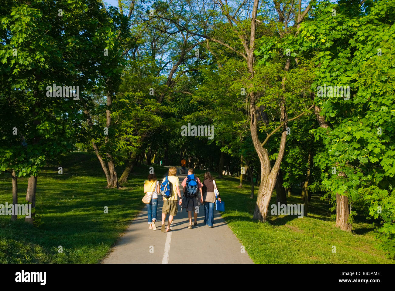 Parukarka park in Zizkov district of Prague Czech Republic Europe Stock ...