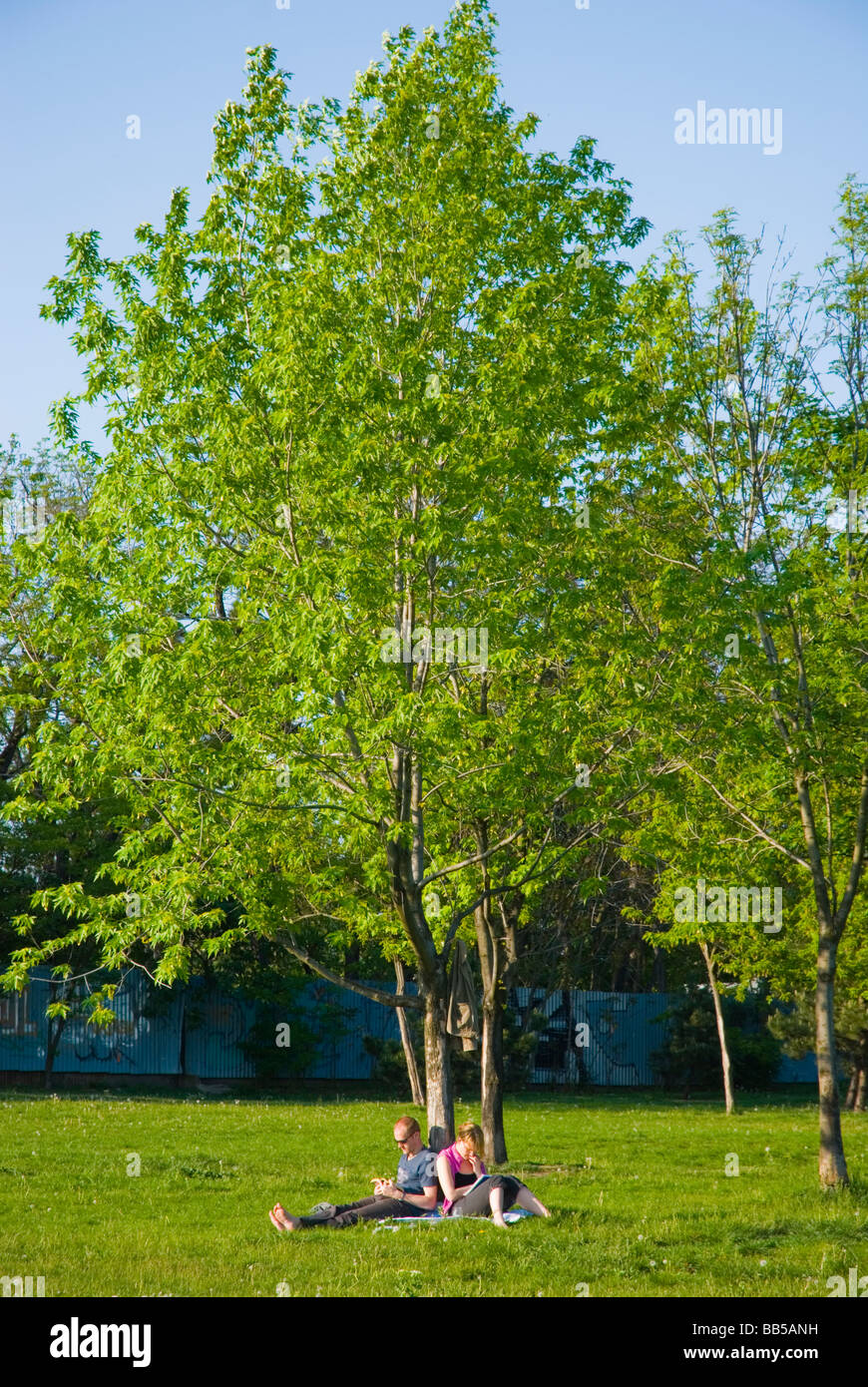 Parukarka park in Zizkov district of Prague Czech Republic Europe Stock ...