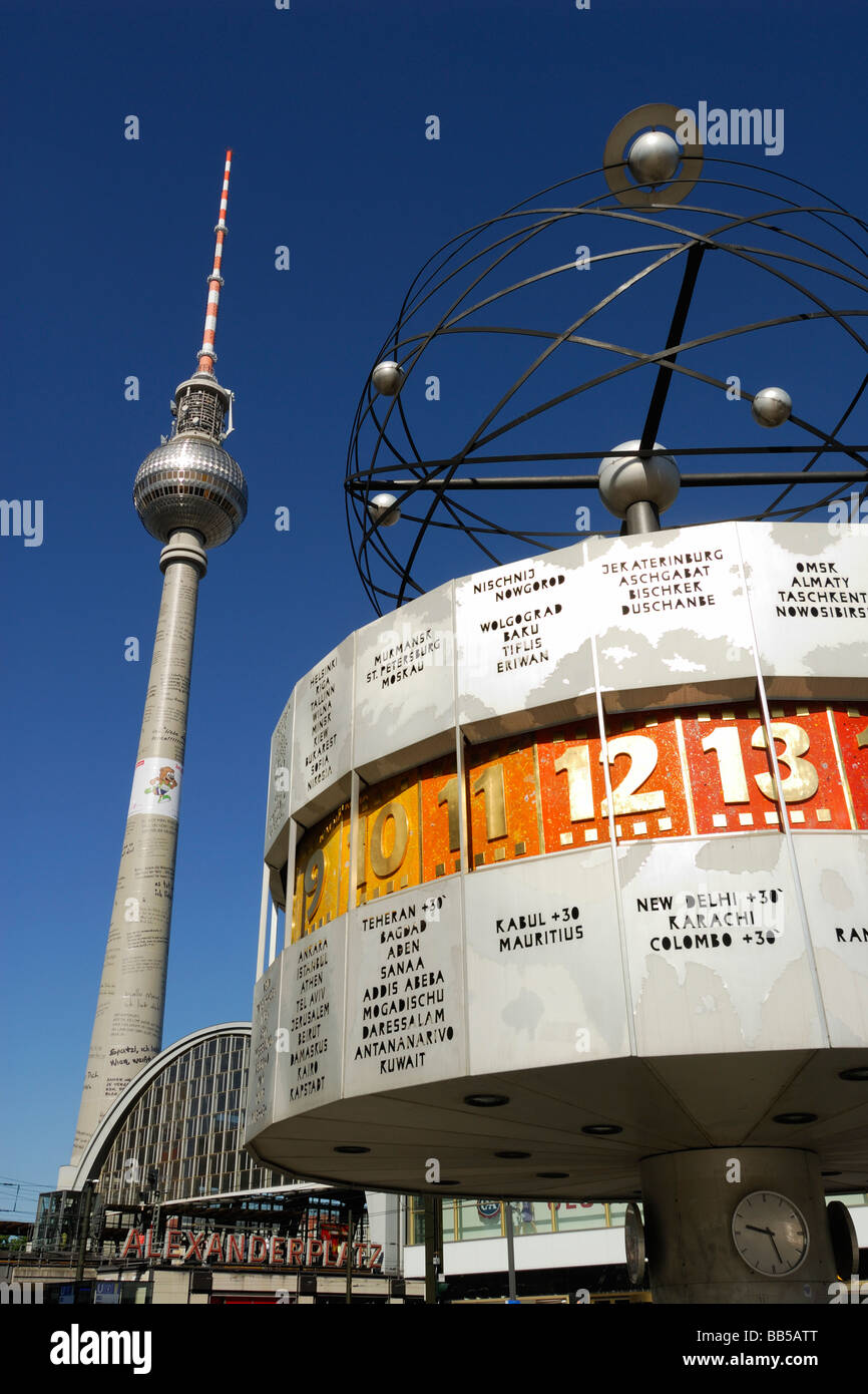 Alexanderplatz Berlin Germany World Clock High Resolution Stock Photography and Images - Alamy