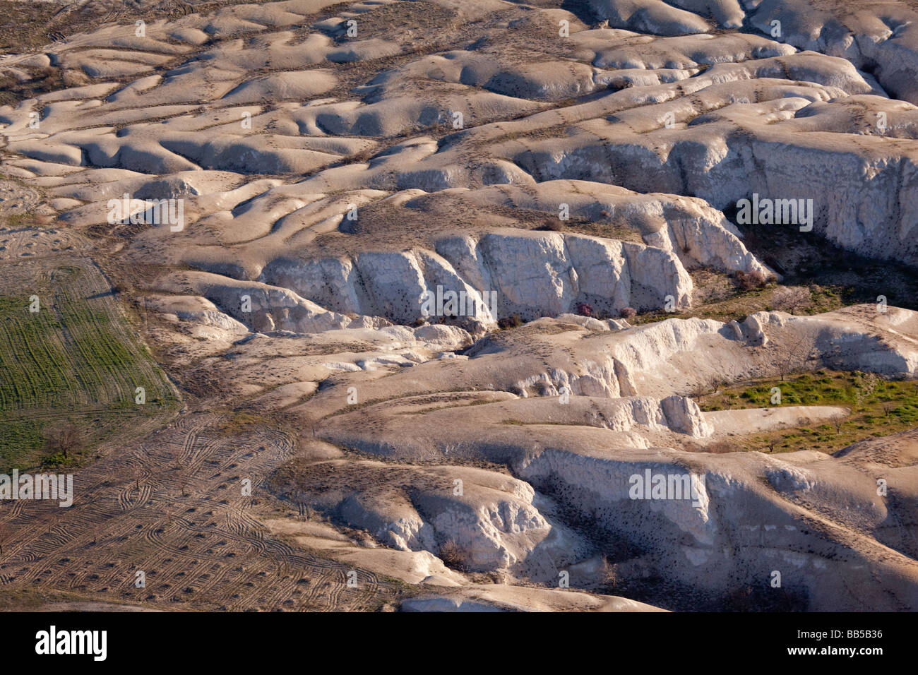 Rough rocks and terrain in Cappadocia Turkey Stock Photo - Alamy