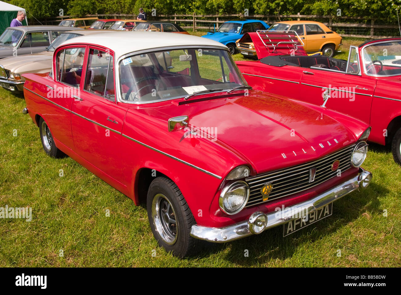 vintage and classic vehicles at a show Stock Photo - Alamy