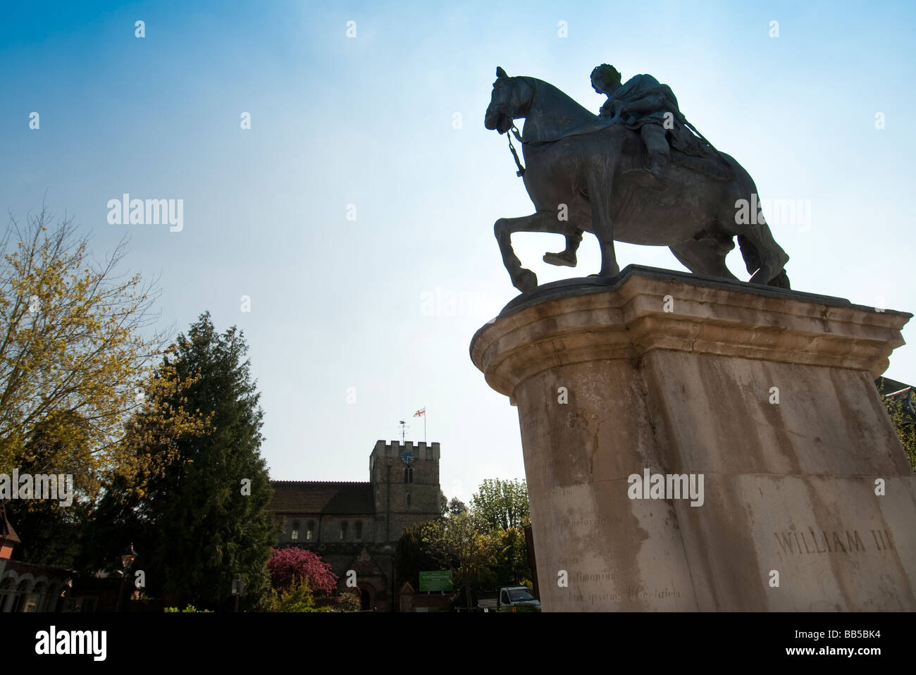 statue of William III Petersfield Stock Photo - Alamy