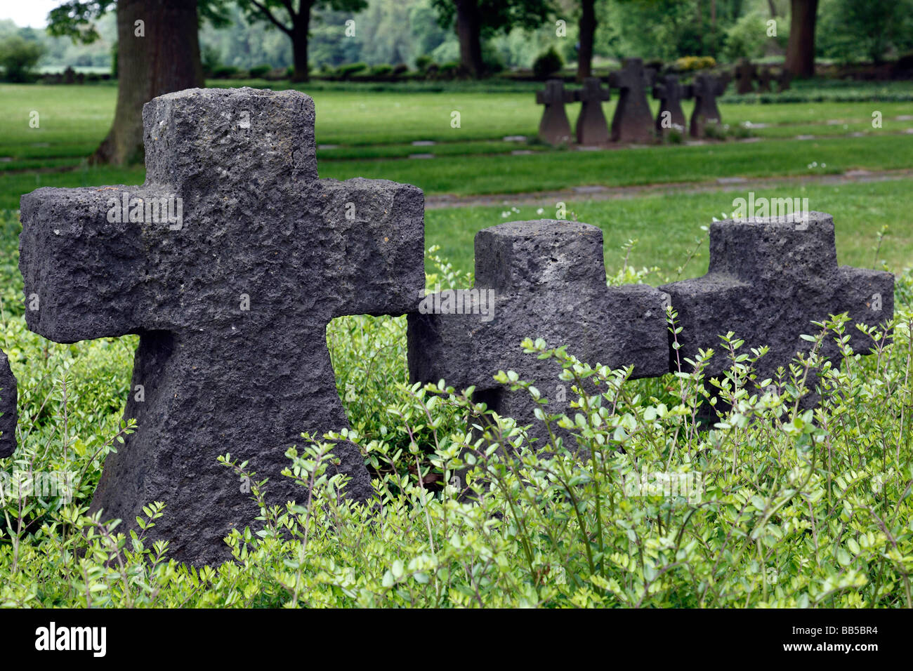Bad Bodendorf war cemetery which contains German prisoners of war who ...