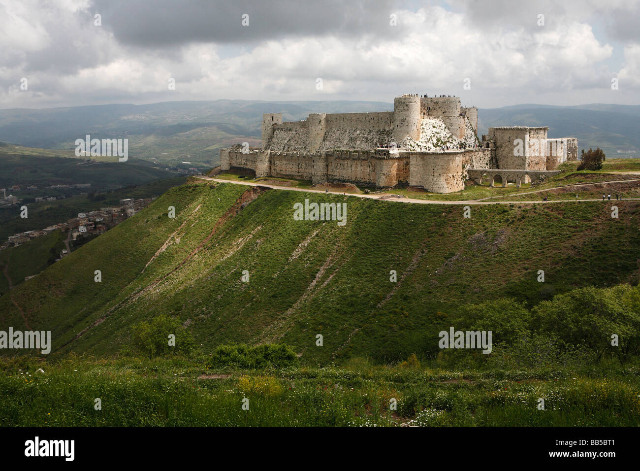 Krak Des Chevaliers, Syria Stock Photo - Alamy