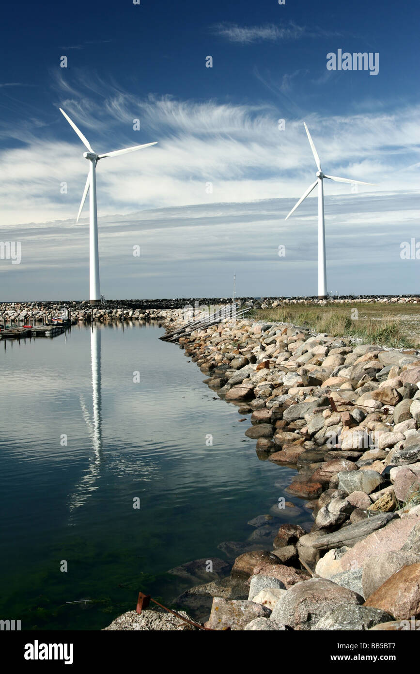 Bonnerup Wind Farm, Denmark / turbines installed in a fishing village 7 ...