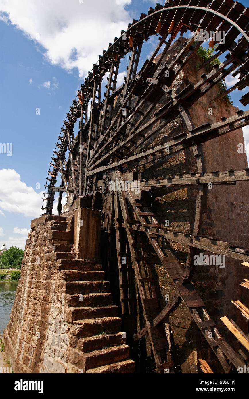 Noria Waterwheel, Hama Syria Stock Photo - Alamy