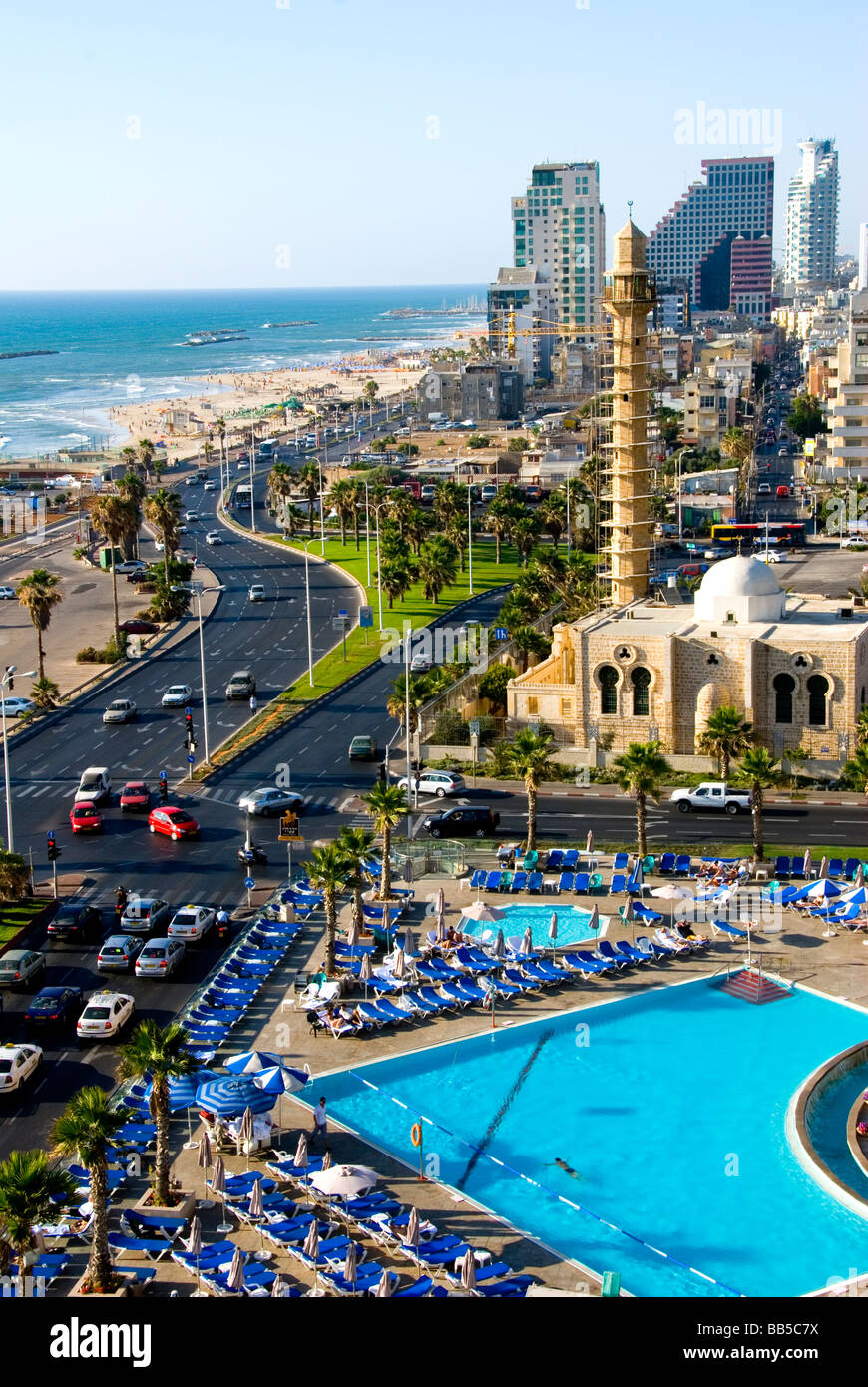 tel aviv skyline, Israel Stock Photo - Alamy