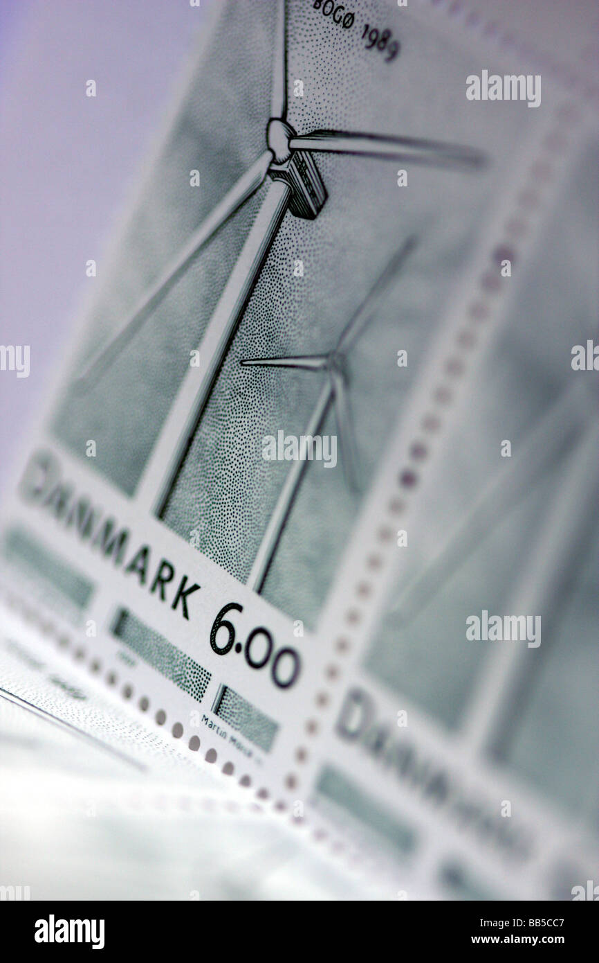 Wind power stamp hi-res stock photography and images - Alamy