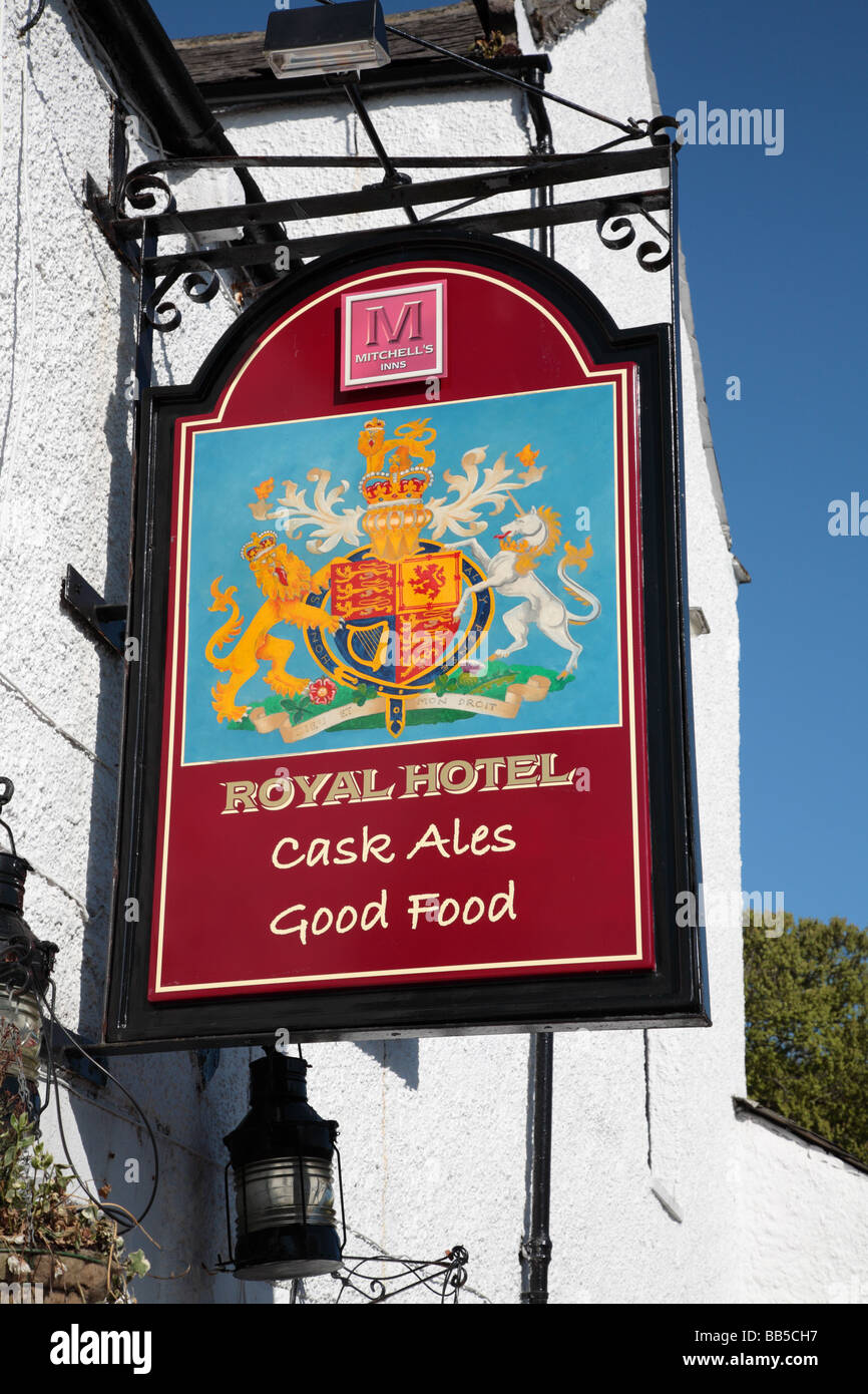Sign Royal Hotel Stock Photo - Alamy