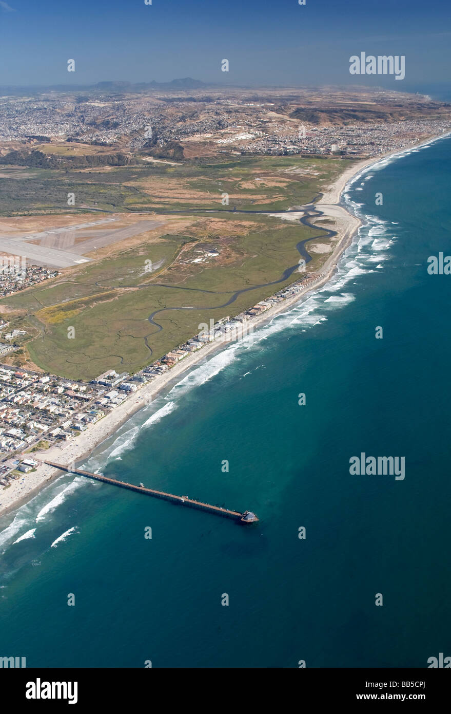 Tijuana river aerial hi-res stock photography and images - Alamy