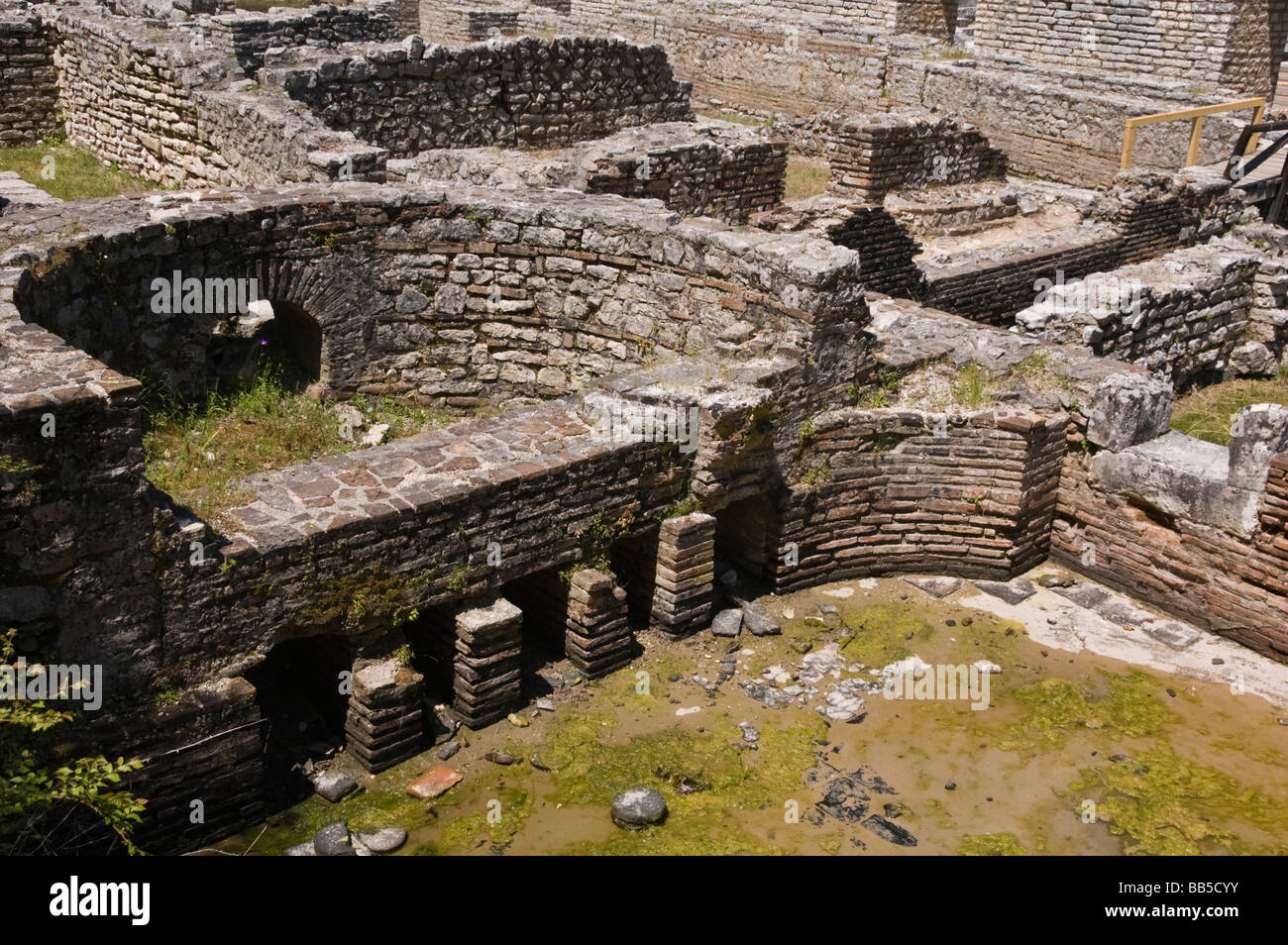 Hypocaust heating system in Sanctuary of Asclepius in ancient Roman ...