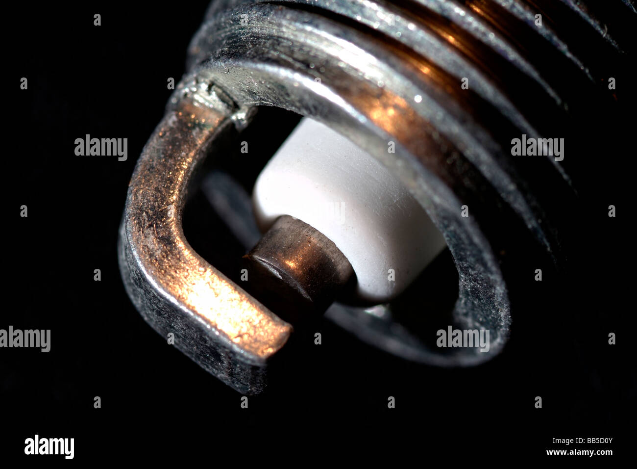 Spark plug from petrol engine Stock Photo - Alamy