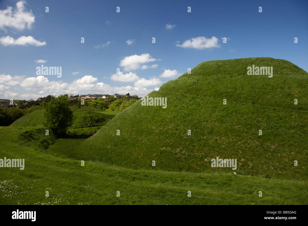 dromore mound motte and bailey county down northern ireland uk Stock ...