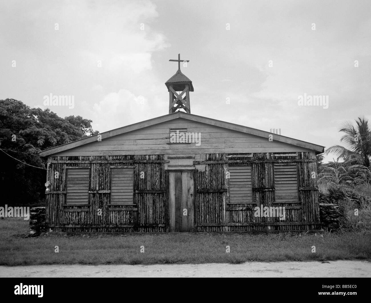 Wooden church Corozal, Belize, Central America Stock Photo - Alamy