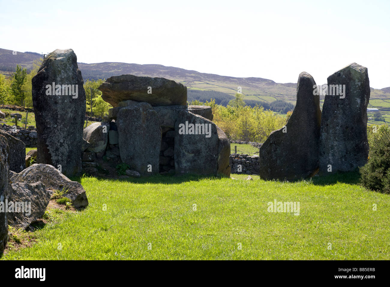 clontygora court tomb known as the kings ring south county armagh ...