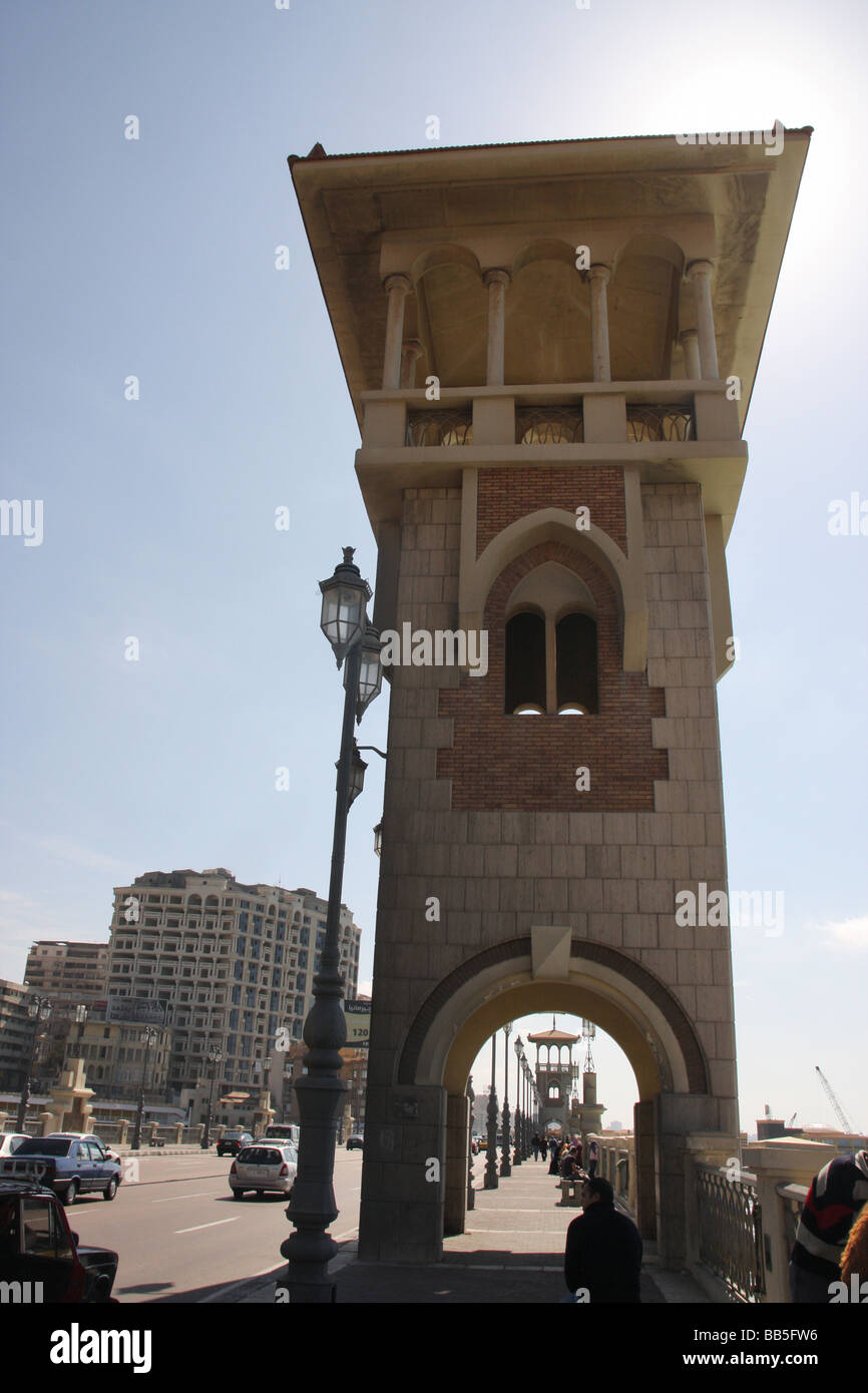New bridge in alexandria egypt Stock Photo - Alamy
