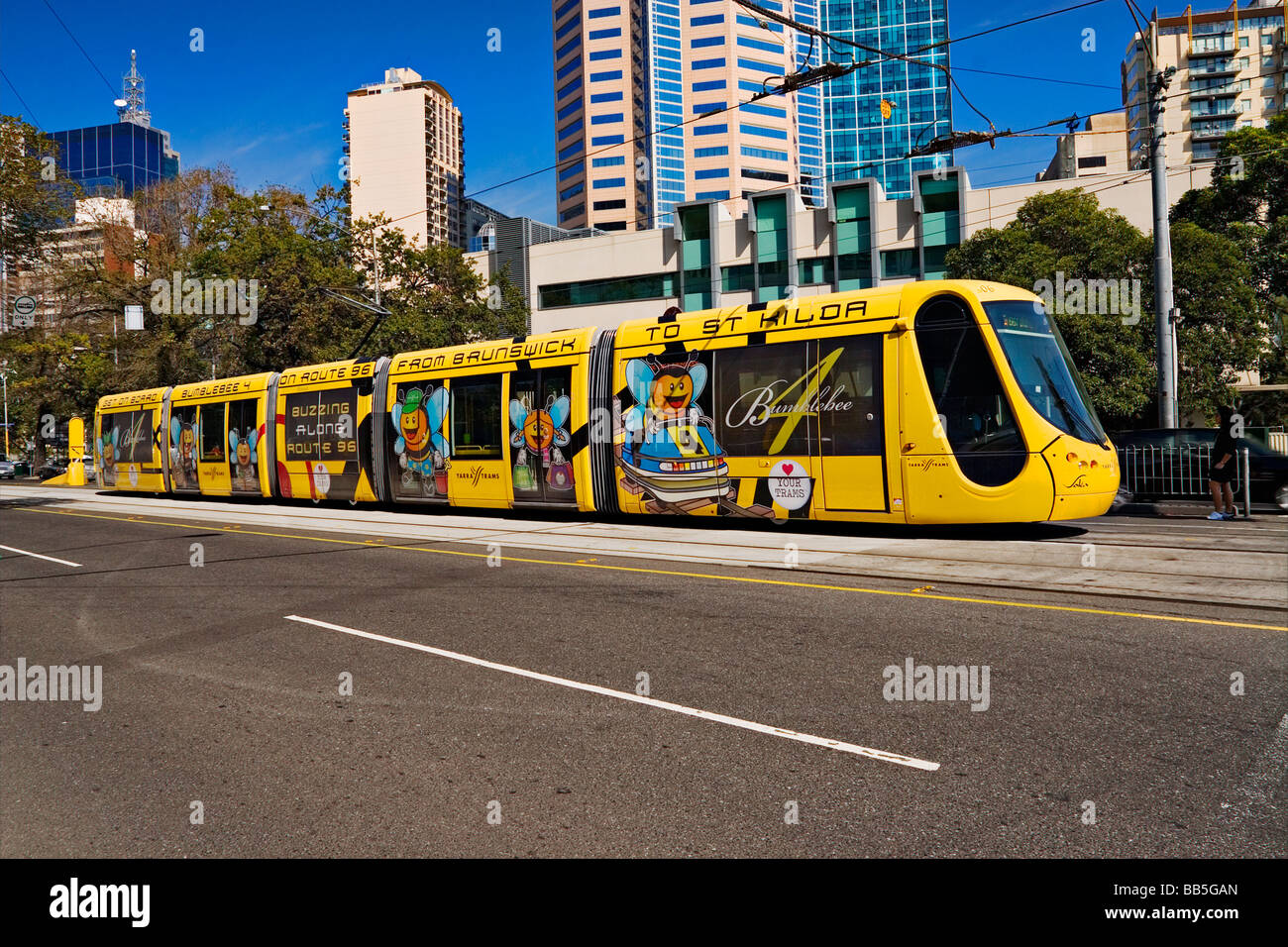 Modern melbourne tram hi-res stock photography and images - Alamy