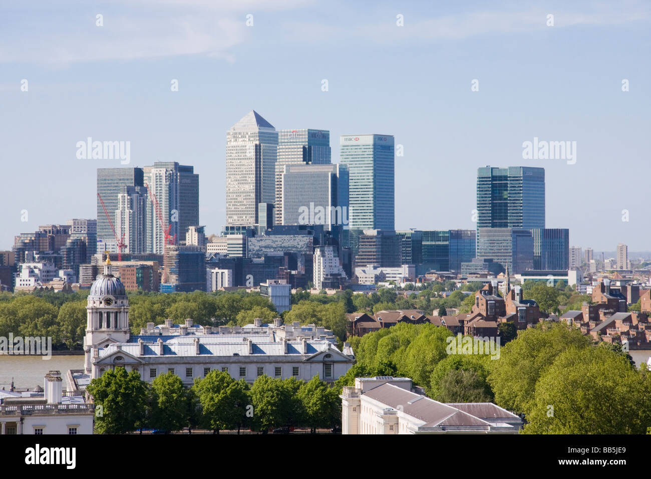 Canary Wharf London England Stock Photo - Alamy