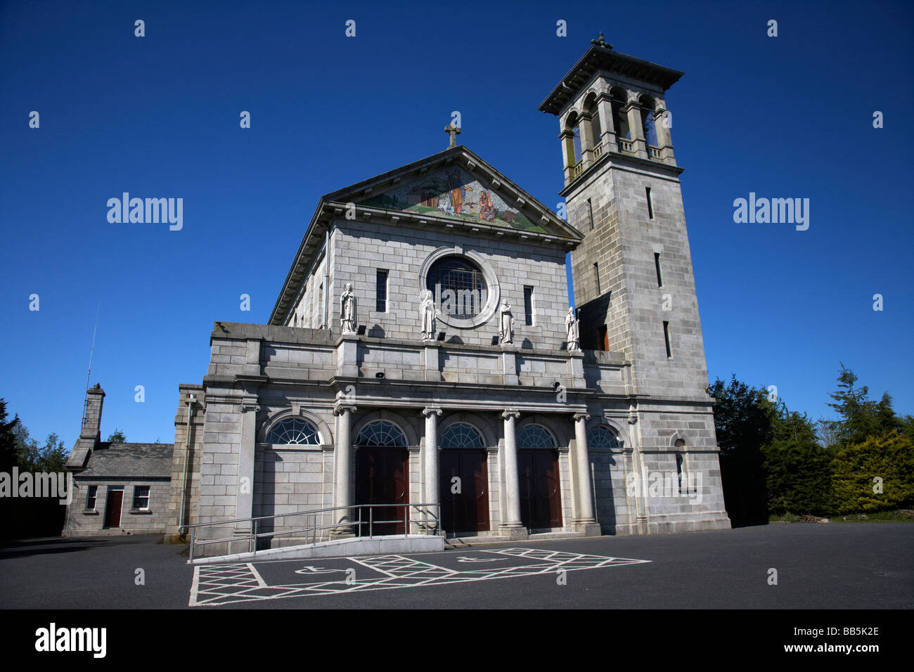 Glassdrummond chapel roman catholic church of St Brigid high on a hill ...