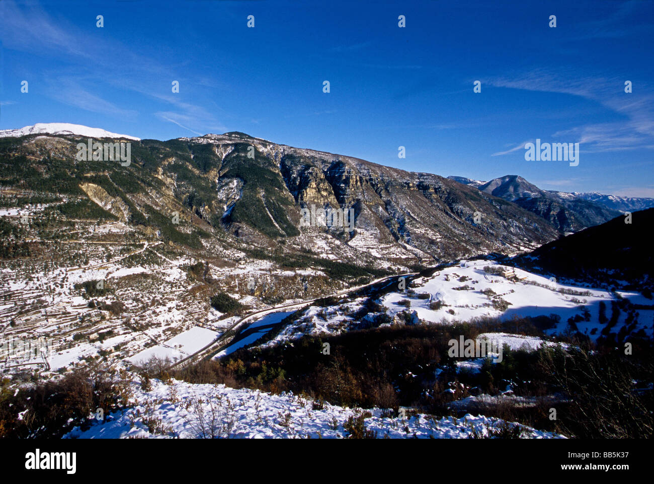 The Var valley Alpes-MAritimes 06 PACA France Europe Stock Photo - Alamy