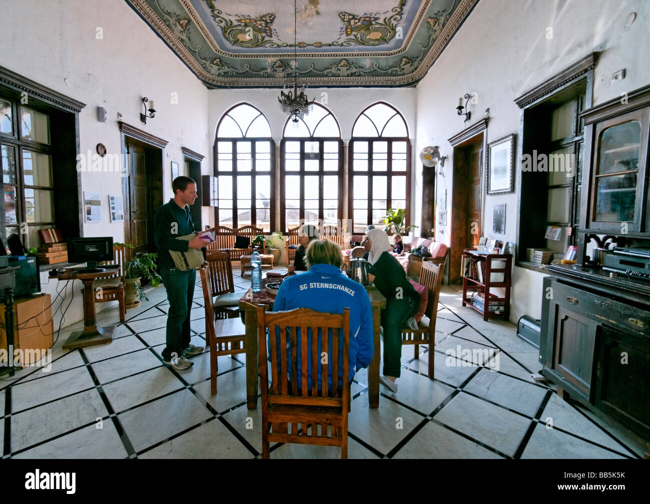 Nazareth, Israel. The old building of the Fauzzi Azzar Inn Stock Photo ...