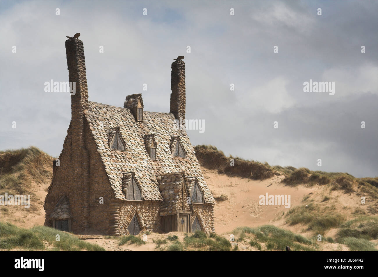 16 MAY 2009: A cottage which has been built out of shells on a beach in ...