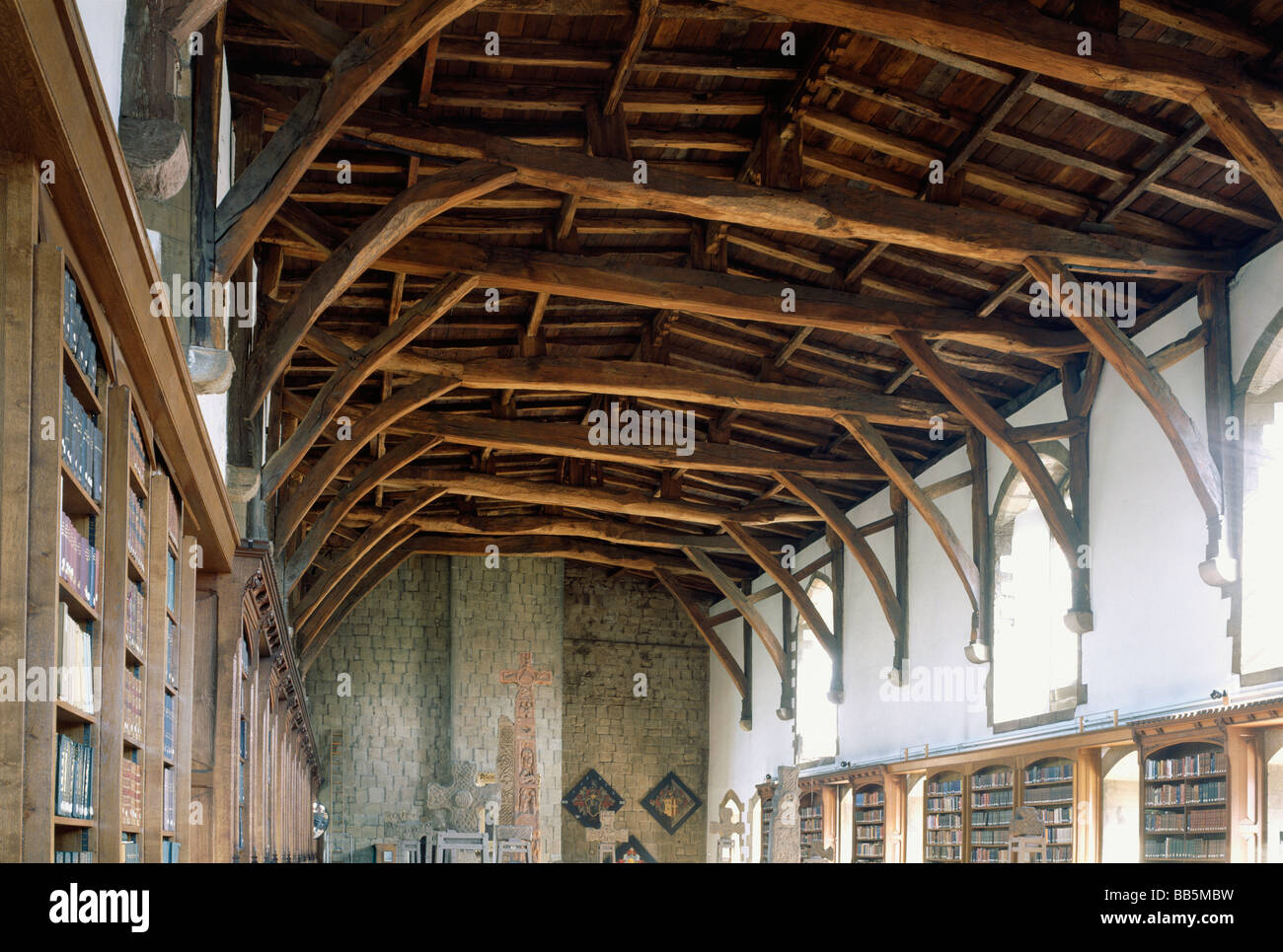 Durham Cathedral the monks' dormitory ceiling Stock Photo - Alamy