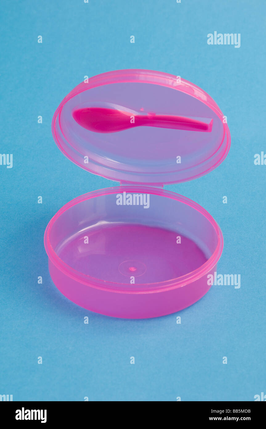 Plastic lunch box spoon hi-res stock photography and images - Alamy