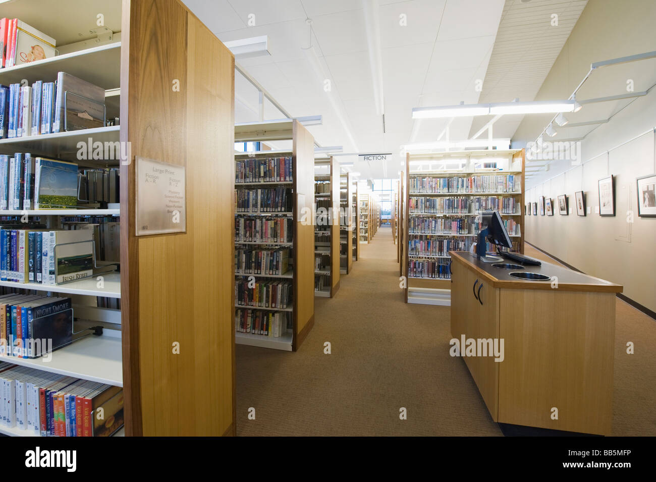Library reading room Stock Photo - Alamy