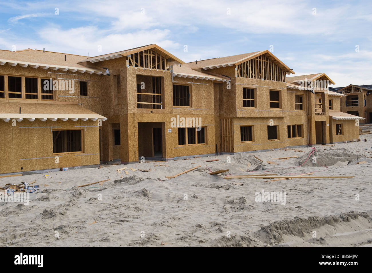 New homes under construction Stock Photo - Alamy