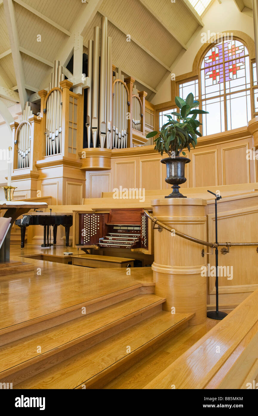 Modern church interior Stock Photo - Alamy