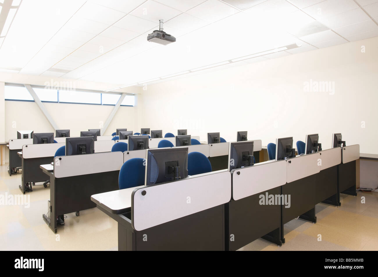 Computer seminar room Stock Photo - Alamy