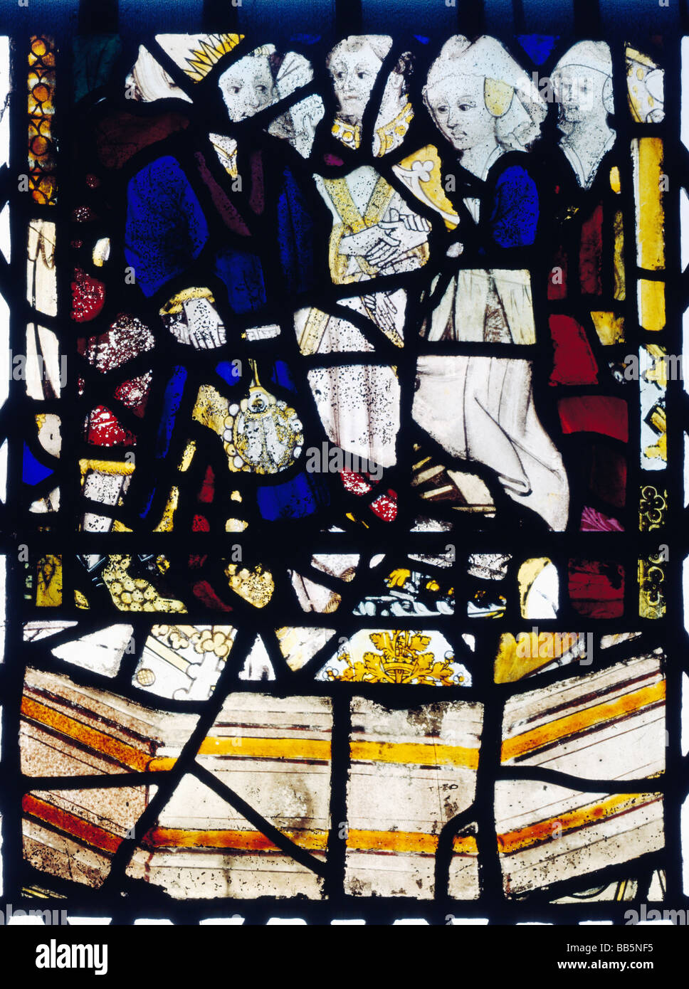 Stained glass window durham cathedral hi-res stock photography and ...