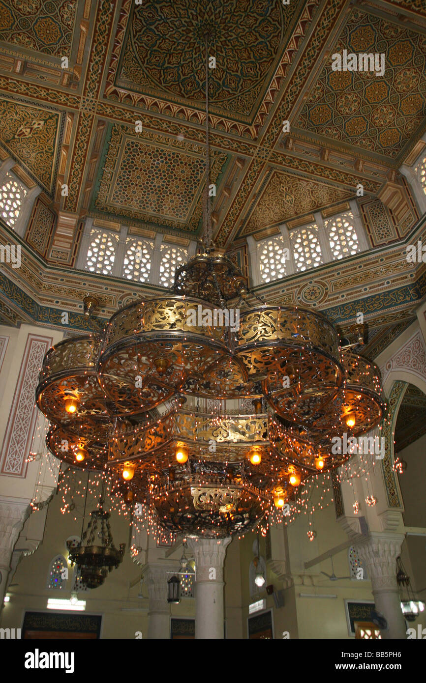 Inside of a mosque in alexandria , egypt Stock Photo - Alamy