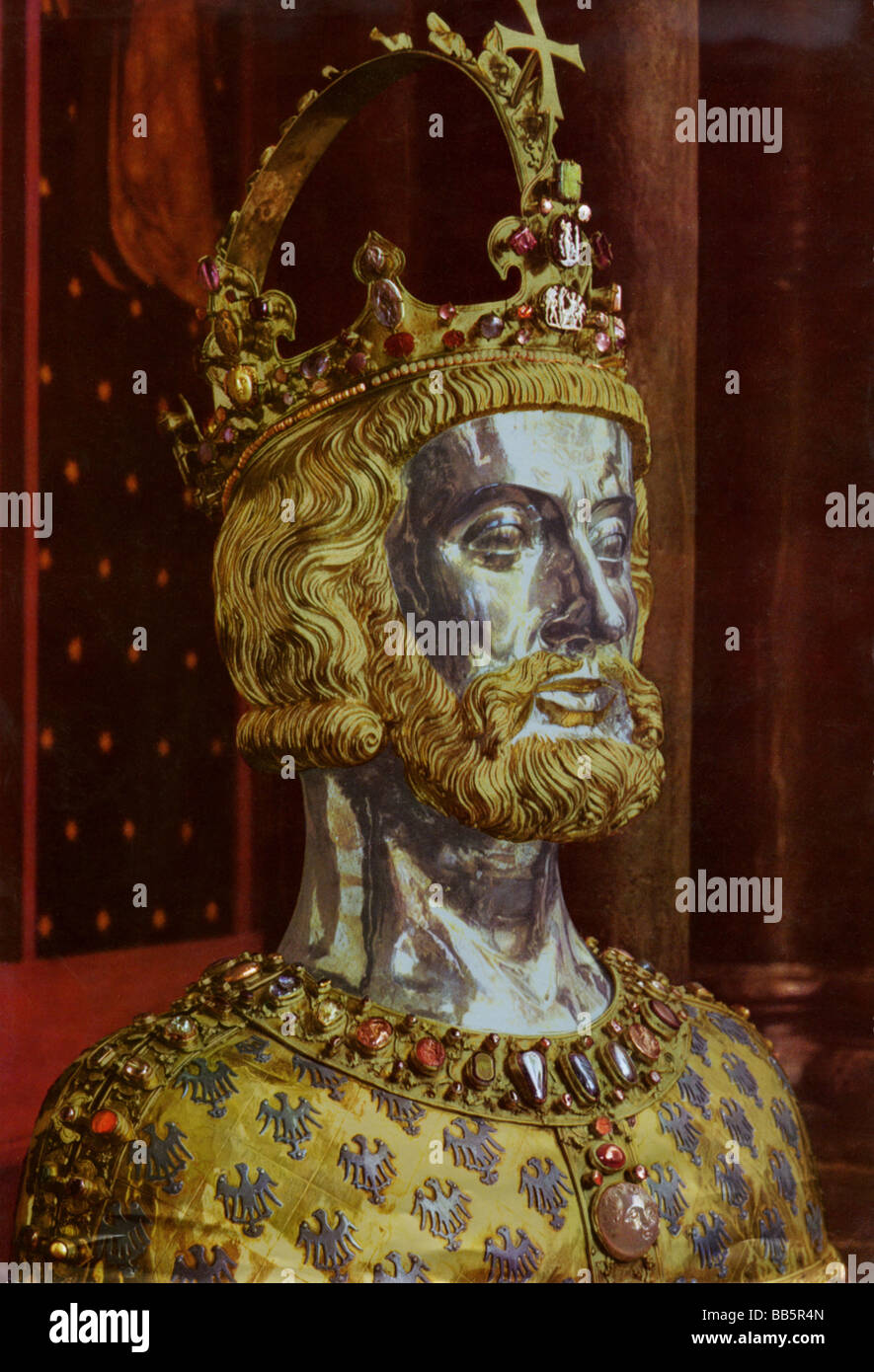 Charlemagne, 2.4.742 - 28.1.814, Roman Emperor 800 - 814, King of the ...