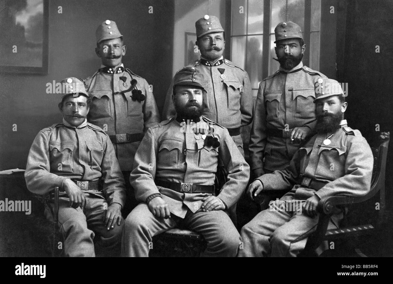 Group of austrian soldiers hi-res stock photography and images - Alamy