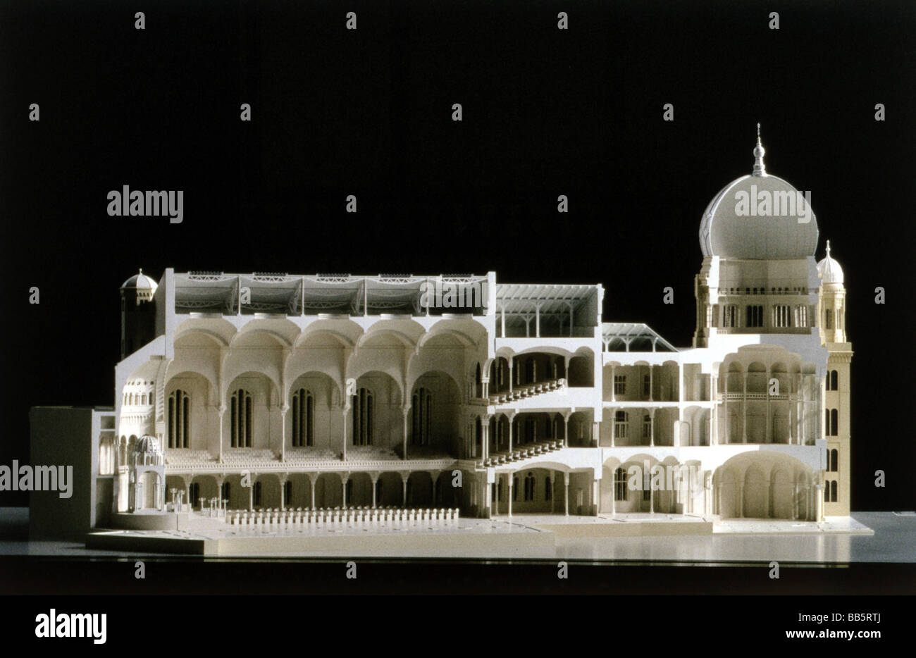 geography / travel, Germany, Berlin, new synagogue, model of the ...