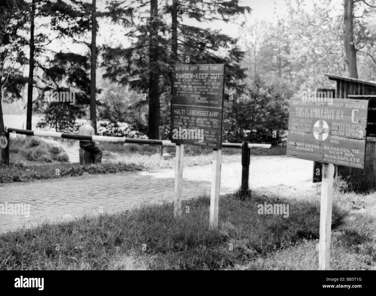 military, West Germany, Bundeswehr, Munster Training Ground, Lower ...
