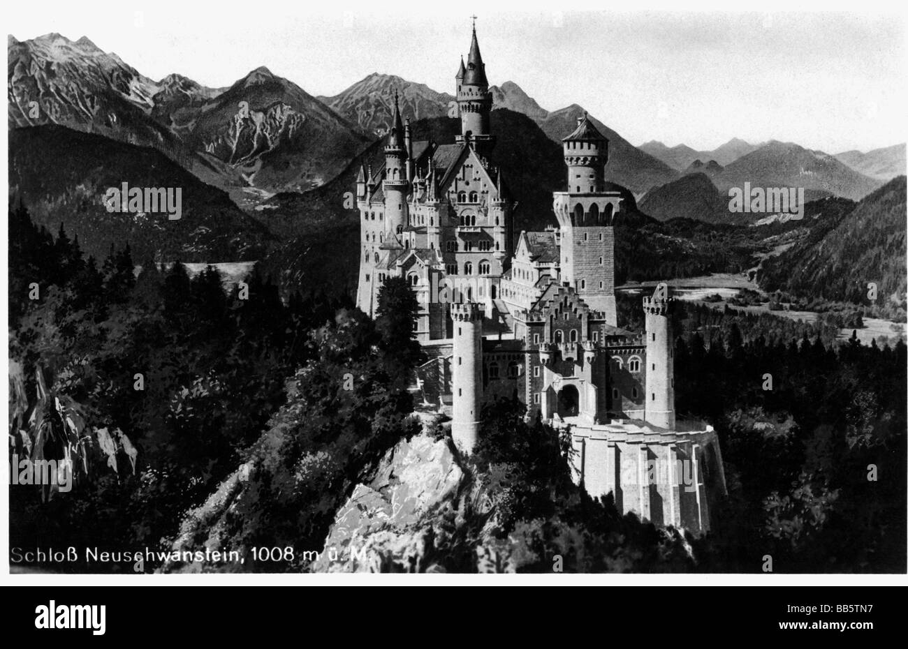 architecture, castles, Germany, Bavaria, Neuschwanstein Castle ...