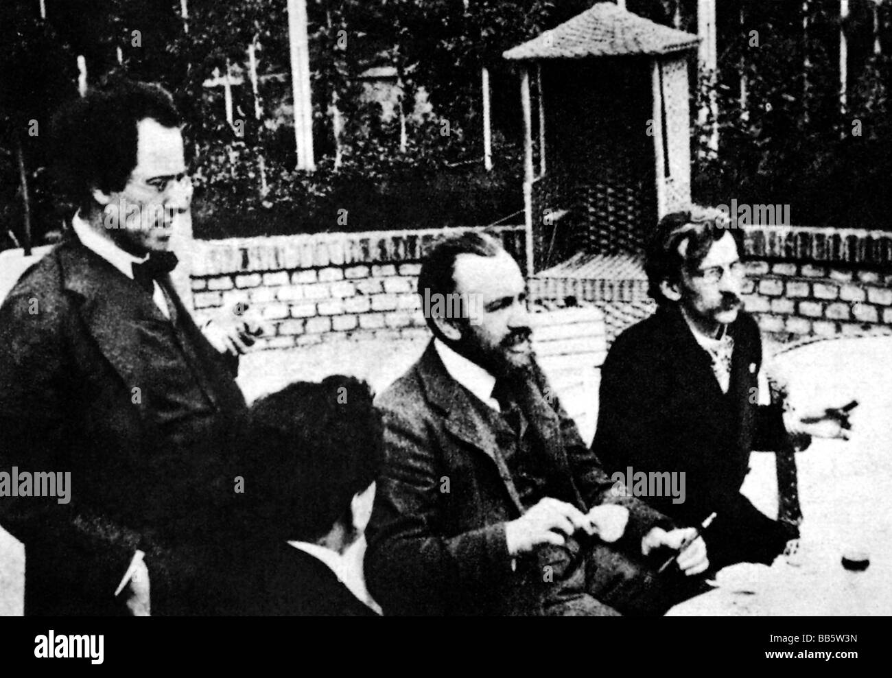 Conductor gustav mahler Black and White Stock Photos & Images - Alamy