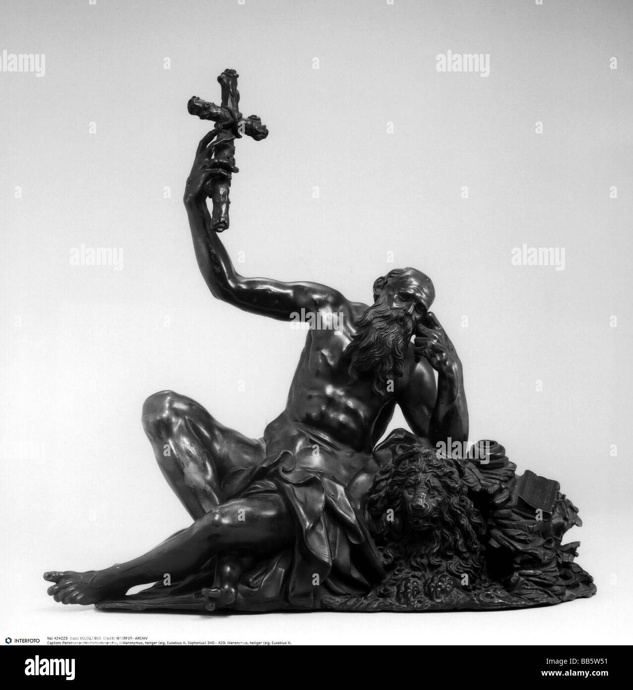 Hieronymus, 347 - 30.9.420, Roman scholar and theologican, Saint, full ...