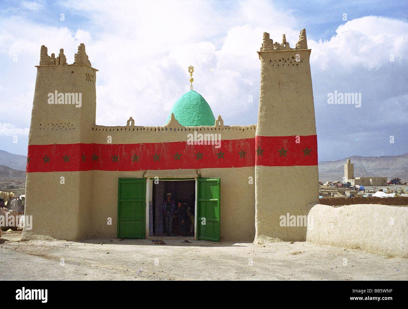 Mosque at Imichil Morocco Stock Photo - Alamy