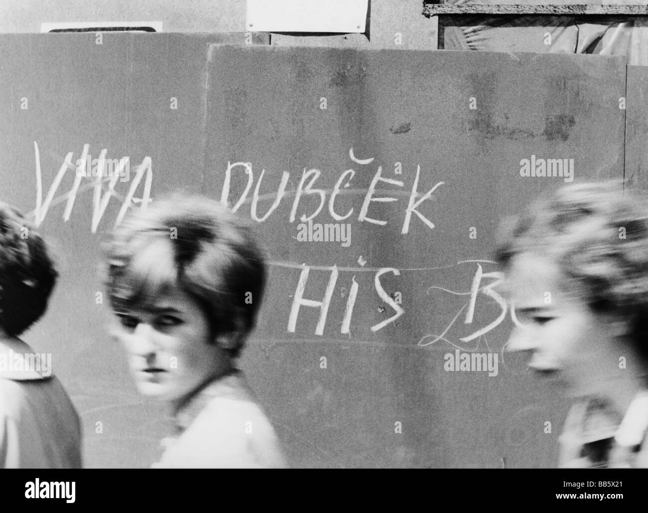 geography / travel, Czech Republic, Prague Spring, 1968, occupation by ...