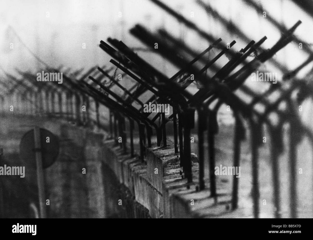 geography / travel, Germany, Berlin, wall, detail, crest, 1960s Stock ...