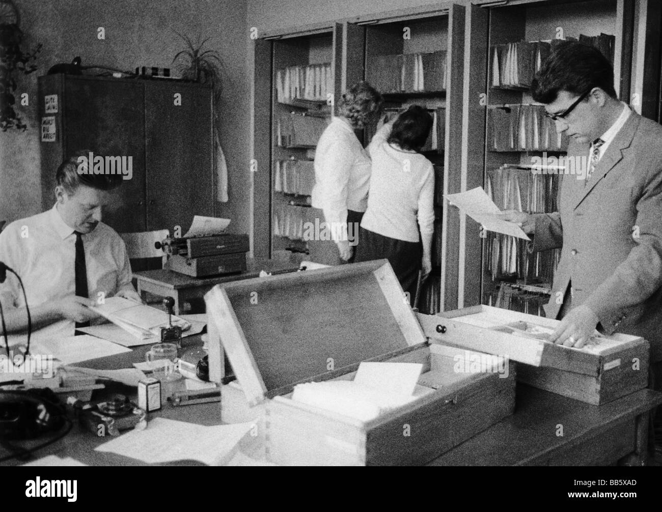 1960s office interior hi-res stock photography and images - Alamy