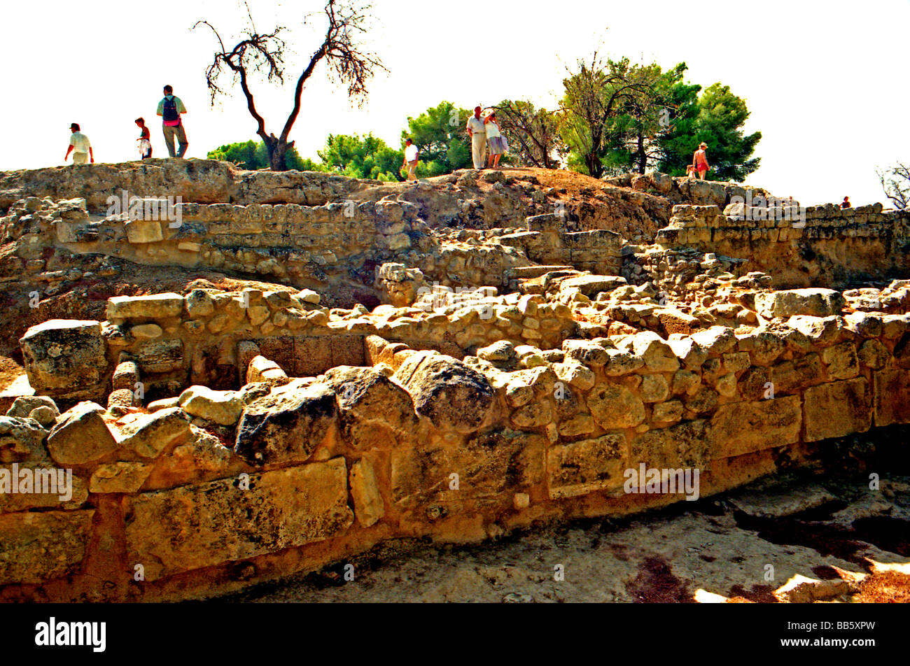 crete landscape ancient rock wall Stock Photo - Alamy