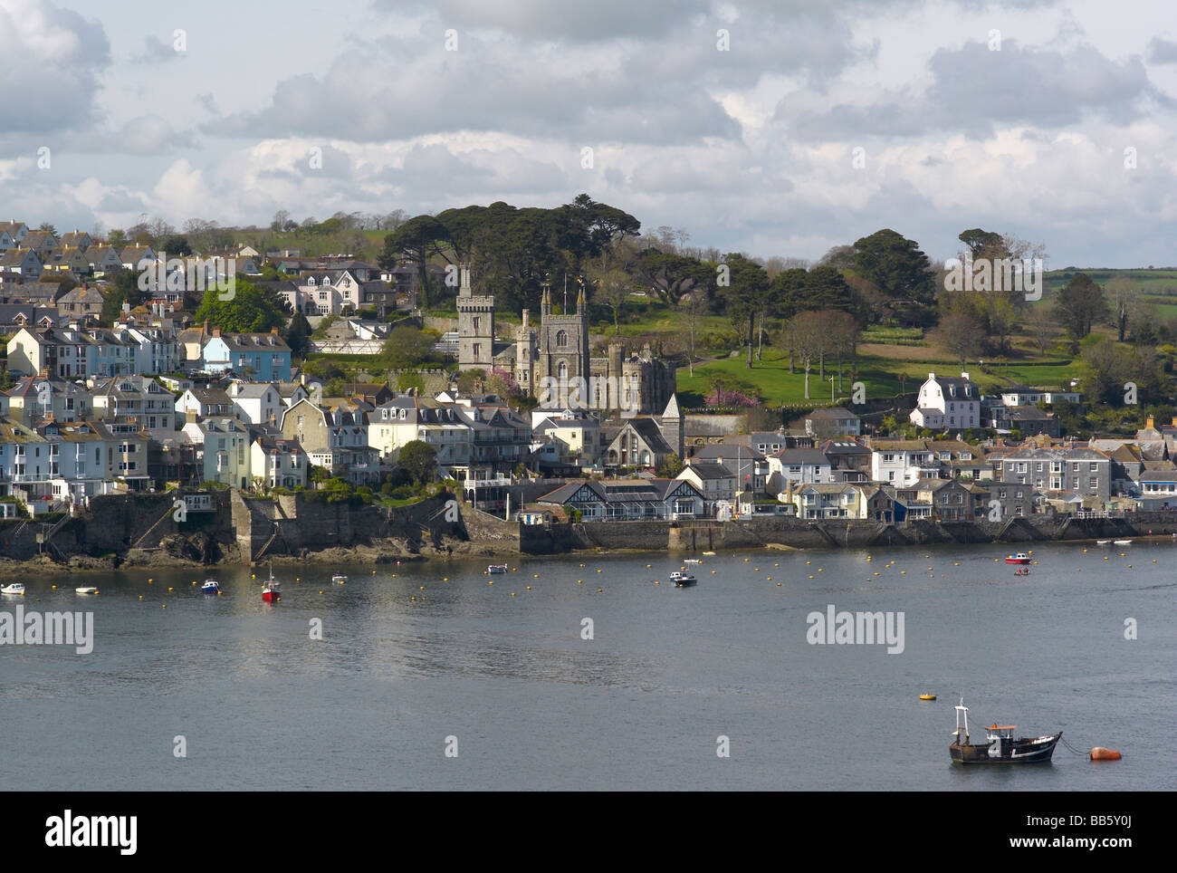 Fowey Harbour Cornwall UK Stock Photo - Alamy