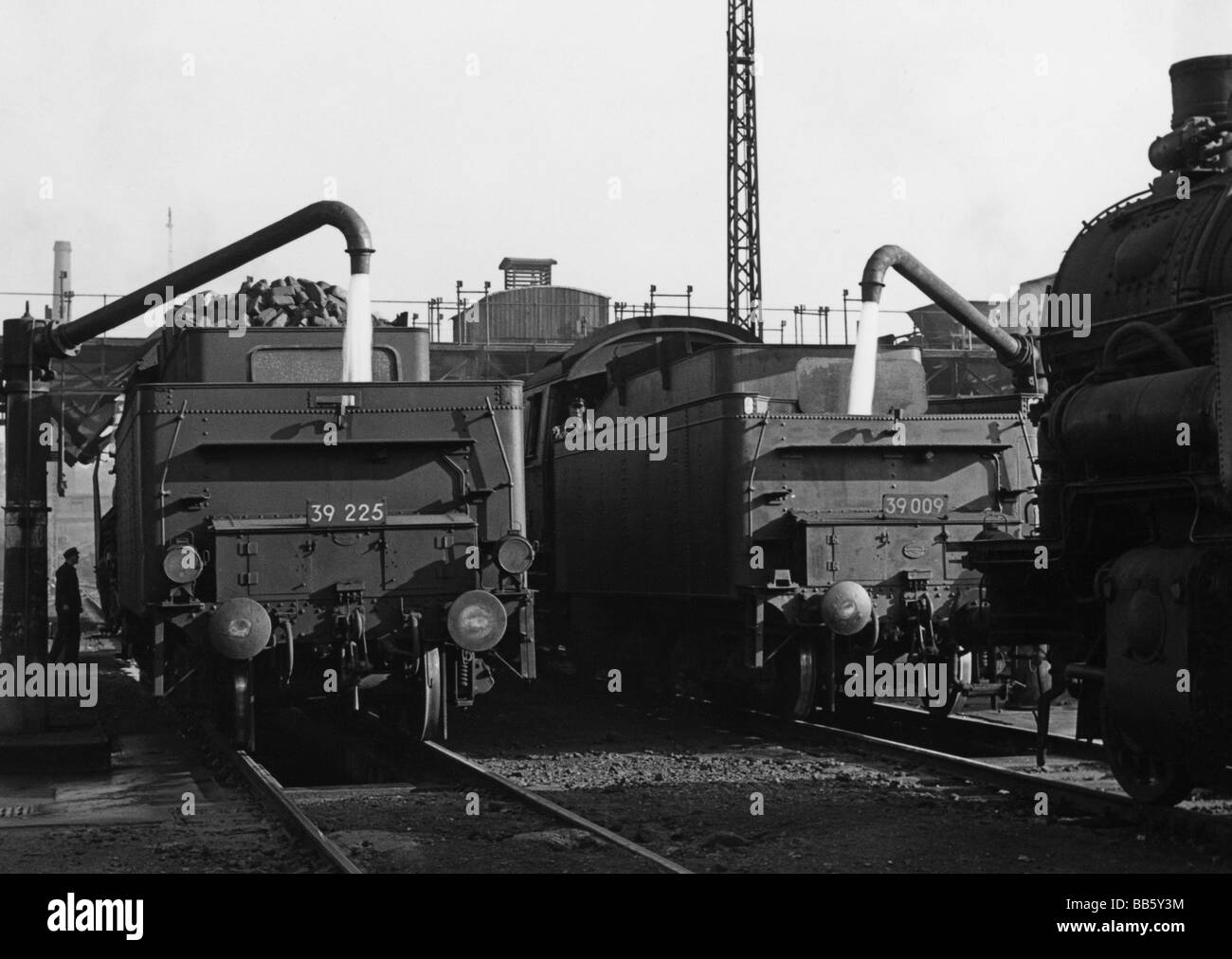 transport / transportation, railway, locomotives, steam locomotive ...