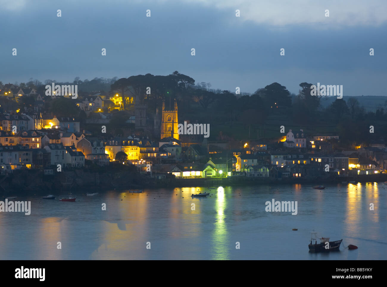 Fowey Harbour Cornwall UK Stock Photo - Alamy